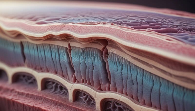 Close-up of the Structure and Composition of the Different Layers of ...