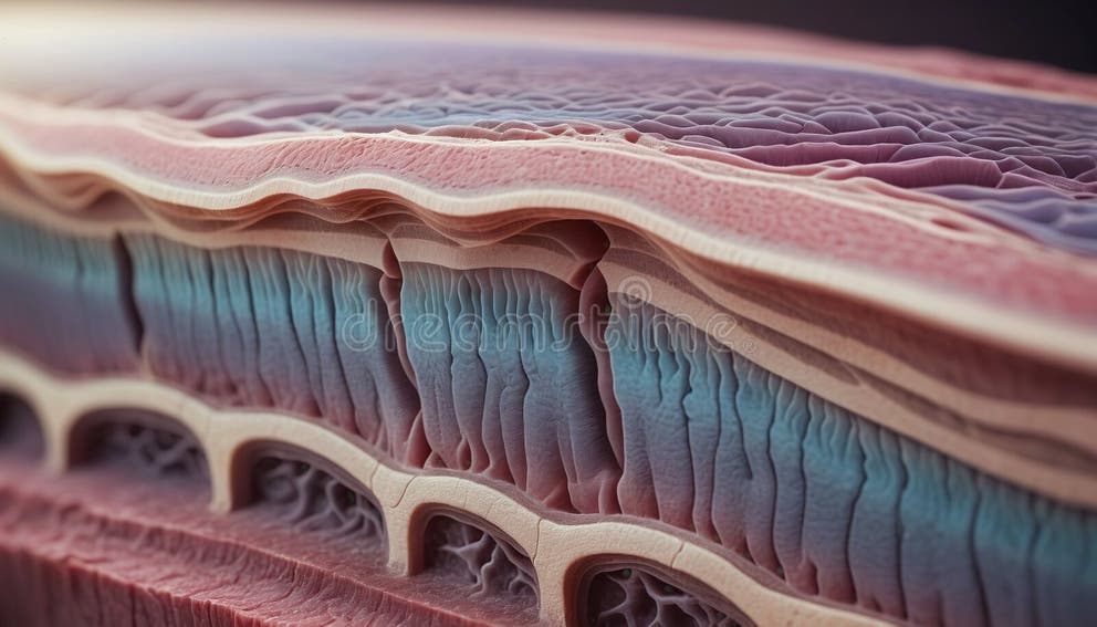 Close-up of the Structure and Composition of the Different Layers of ...