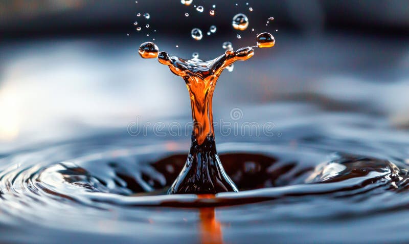 A Captivating Water Drop Collision Creates Mesmerizing Ripples and a ...
