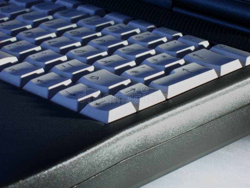 Close-up Studio Shot of a Computer Keyboard Stock Image - Image of ...