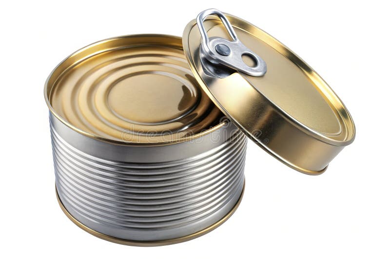 Effortless Opening of a Hinged Metal Tin a Modern Packaging Mockup for ...