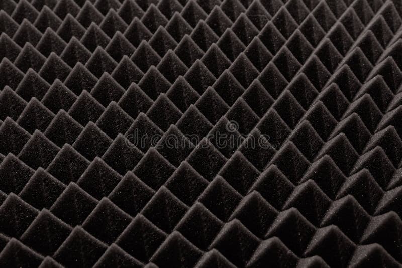 Close Up of Studio Sound Acoustical Foam Background Stock Image - Image ...