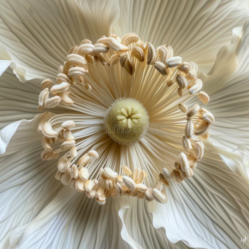 A Close Up Study of a Flower in Bloom Capturing Its Intricate Details ...