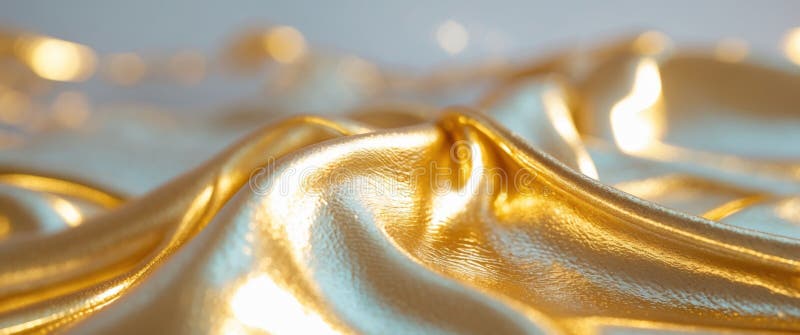 Close Up Stunning Glossy Gold Texture Design. Stock Photo - Image of ...