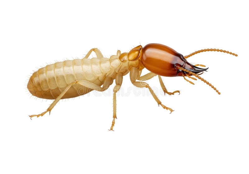 Close-up of a Subterranean Termite Stock Illustration - Illustration of ...