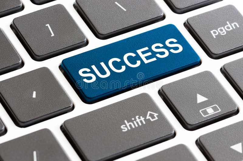 Success button stock photo. Image of keyboard, success - 3355554