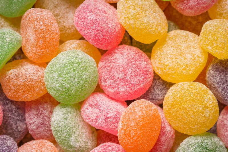 Sugar Coated Fruit Jelly Sweets Stock Images - Download 148 Royalty ...