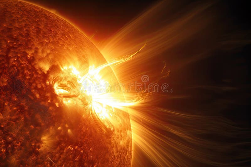 Explosions in the Sun, with Solar Flare and Coronal Mass Ejection ...