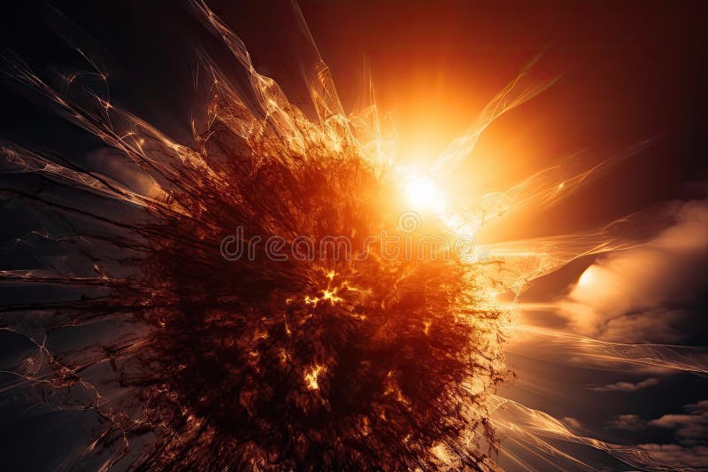 Close-up of the Sun with Explosions and Flares, Creating a Stunning ...