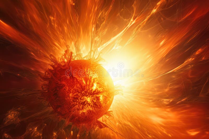 Explosions in the Sun, with Solar Flare and Coronal Mass Ejection ...