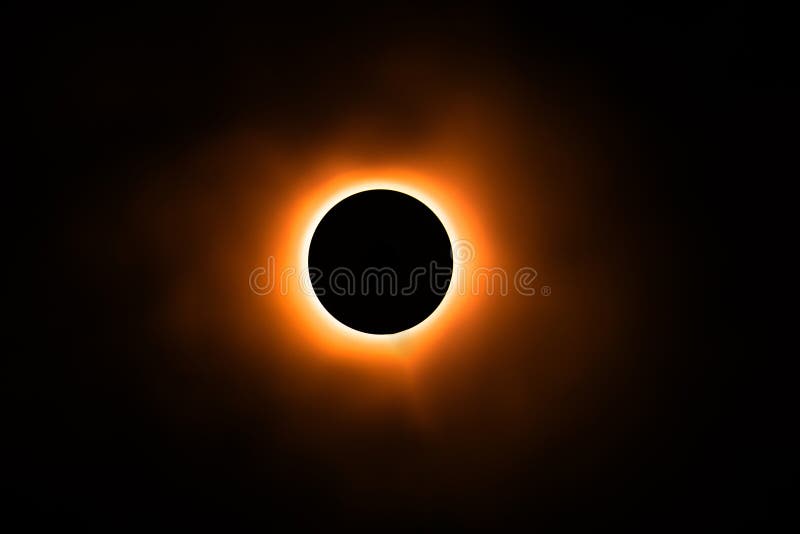 Solar Eclipse in a Studio Using a Bright Light and a Round Cap with a ...