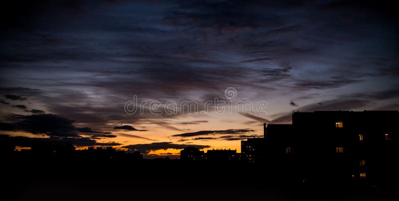 City Night Sky Texture