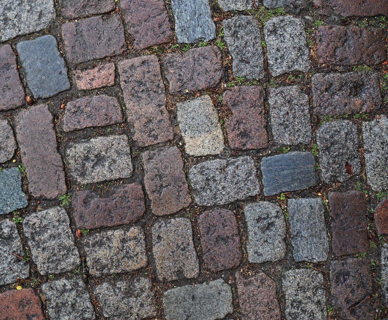 Close Up Surface of Cobblestone Grounds in High Resolution Stock Photo ...