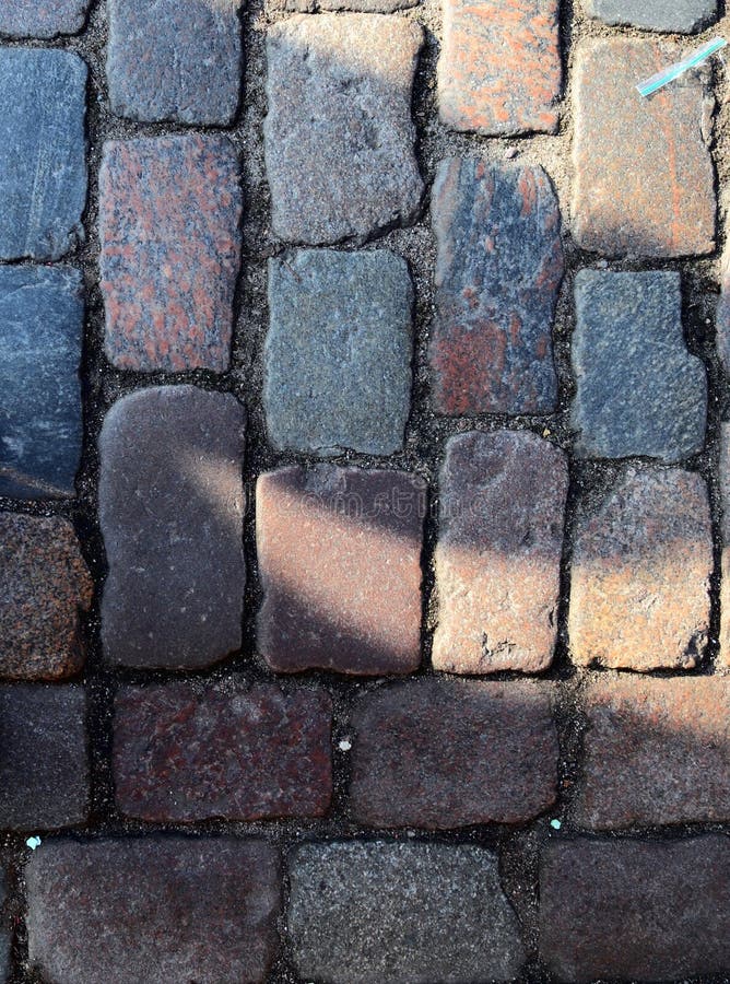 Close Up Surface of Cobblestone Grounds in High Resolution Stock Image ...