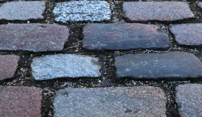 Close Up Surface of Cobblestone Grounds in High Resolution Stock Image ...