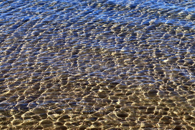 Close Up Surface of Floating Water with Ripples and Waves and Some ...