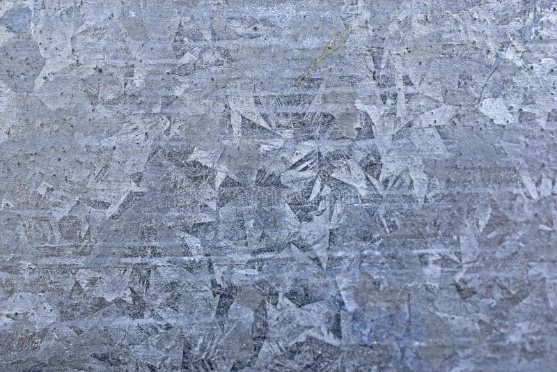 Close-up of the Surface of the Galvanized Sheet of Tin Stock Image ...