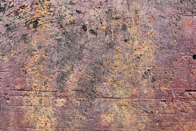 Close Up Surface of Old Rusty and Weathered Metal Wall Structures in ...
