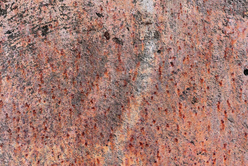 Close Up Surface of Old Rusty and Weathered Metal Wall Structures in ...