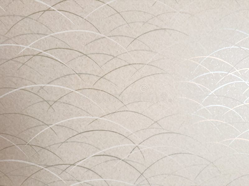 Close Up on a Surface Pattern on Japanese Fusuma Sliding Doors that ...