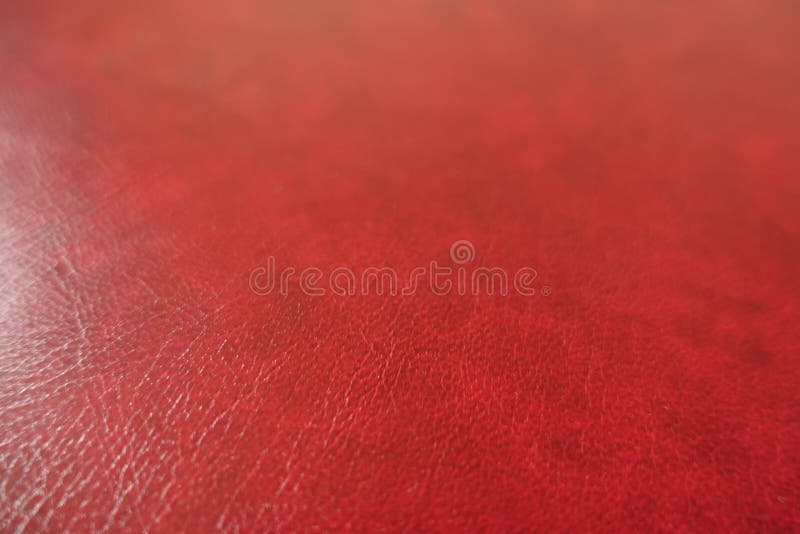 Closeup of Surface of Red Faux Leather Stock Photo - Image of texture ...