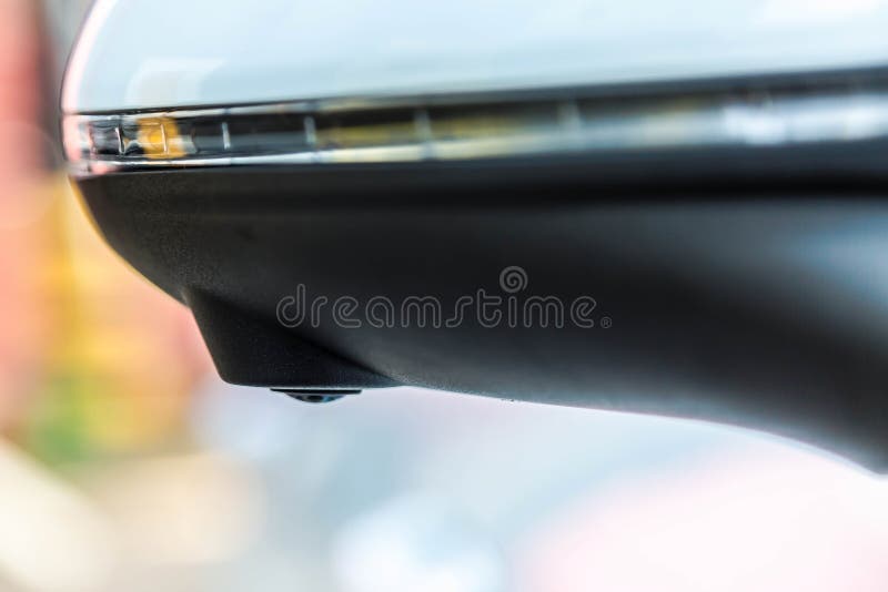 Close Up of Surround View 360 Degrees Fish Eye Camera System in the Car ...