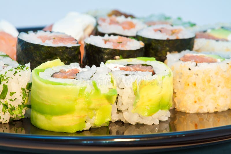 Close up of Sushi stock photo. Image of closeup, diet - 23404256