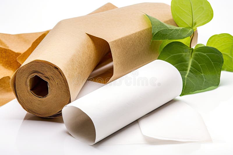 Close-up of Sustainable Packaging Material, with Product Visible Stock ...