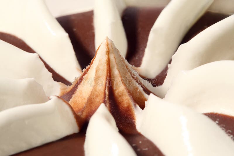 Close Up of Sweet Dessert Ice Cream Stock Photo - Image of dessert ...