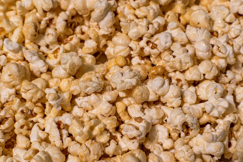 Close up of sweet popcorn stock image. Image of popcorn - 196367885