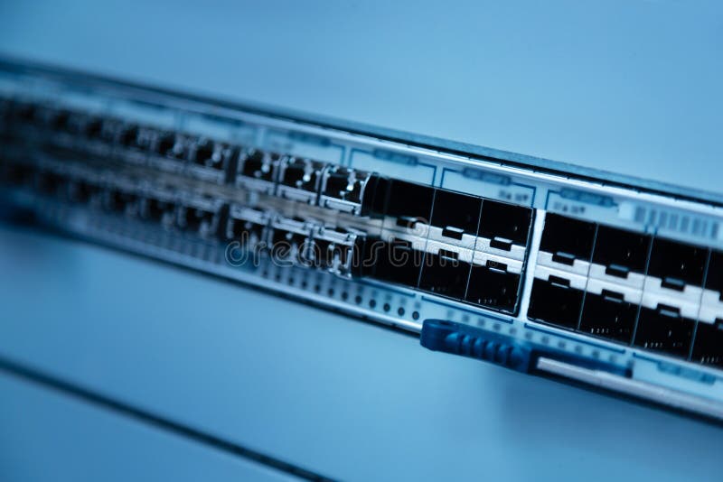 Close Up of Switch Panel for LAN Cables Stock Photo - Image of code ...
