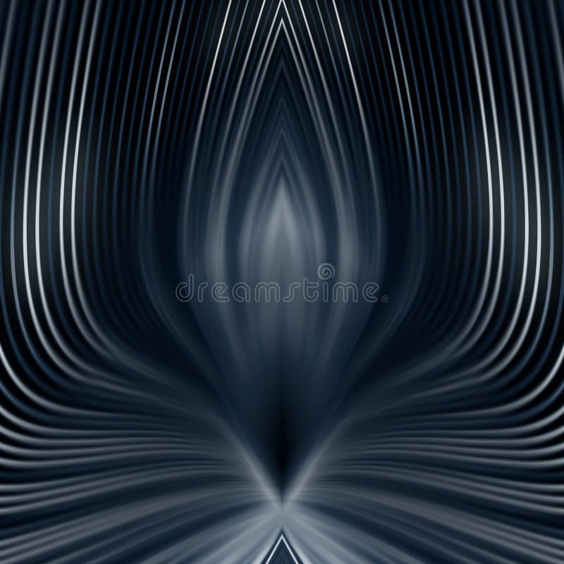 Close-up of a Symmetrical Wave Pattern of Curved Lines in the Shape of ...