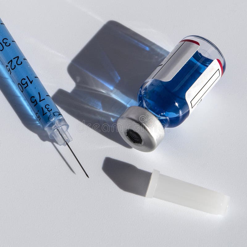 Syringe for Injecting a Treatment Stock Image - Image of shot ...