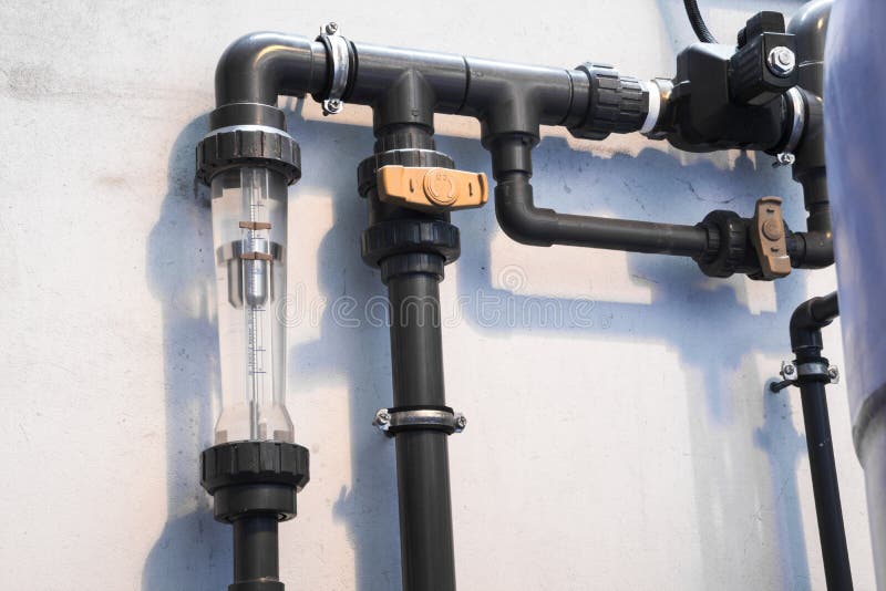 Close up tab water meter stock photo. Image of flow, industry - 56013632