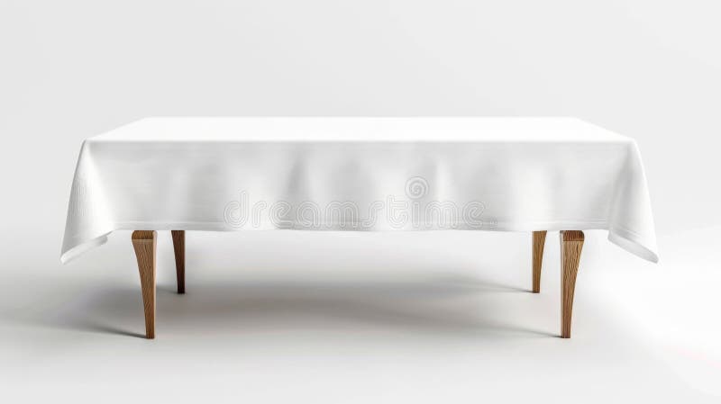 Close Up of Table White Cloth Stock Image - Image of surface, close ...