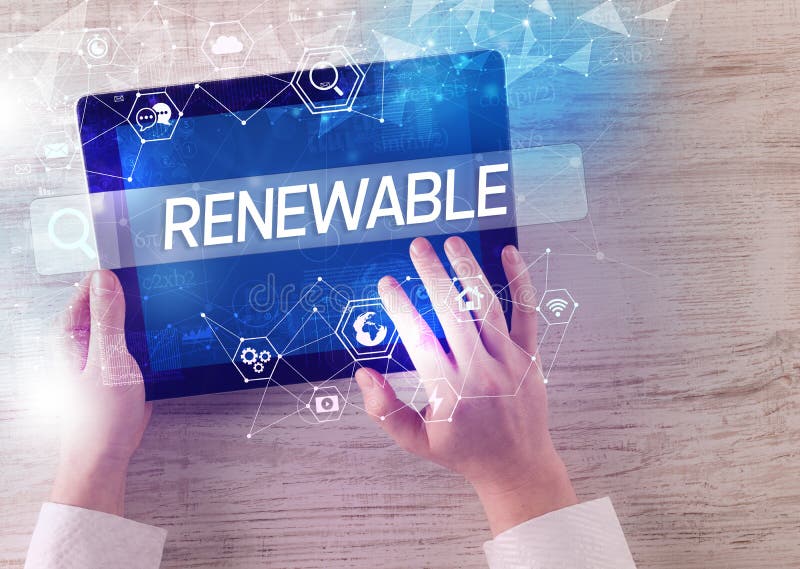 Close-up of a Tablet Searching Inscription Stock Photo - Image of chart ...