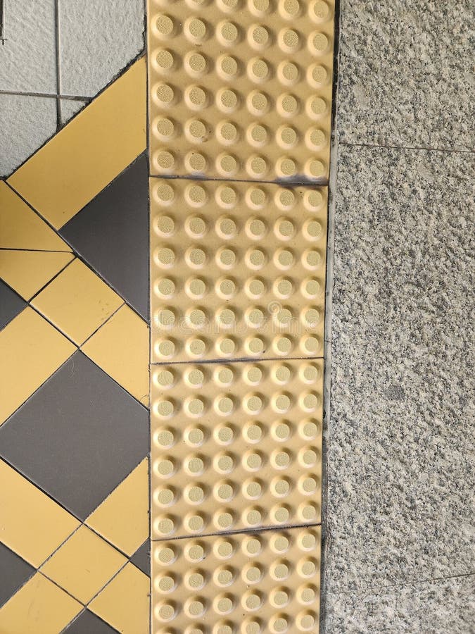 Contrast Textured Tactile Paving Tiles Stock Photos - Free & Royalty ...