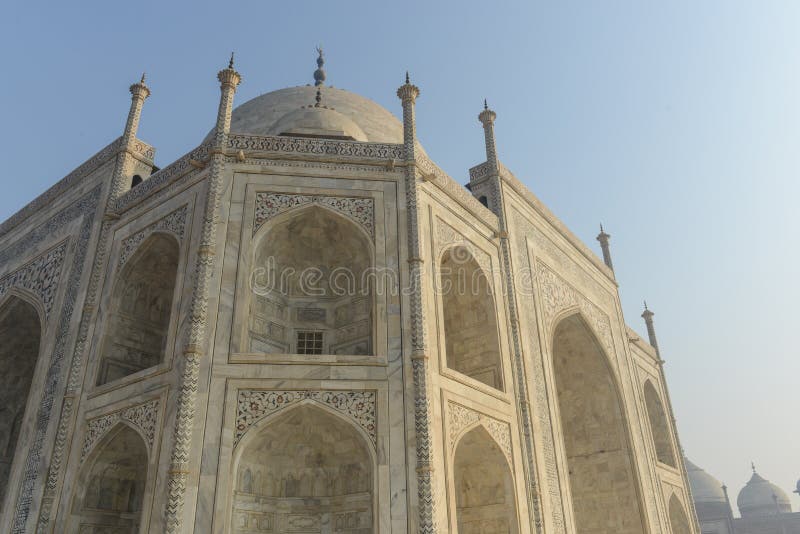 The Close Up of Taj Mahal, India Stock Image - Image of architecture ...