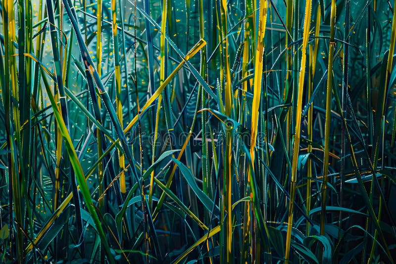 A Close Up of Tall Grass in the Forest Stock Photo - Image of nature ...