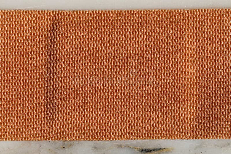 Close Up of Tan Adhesive Bandage Stock Image - Image of macro, injury ...