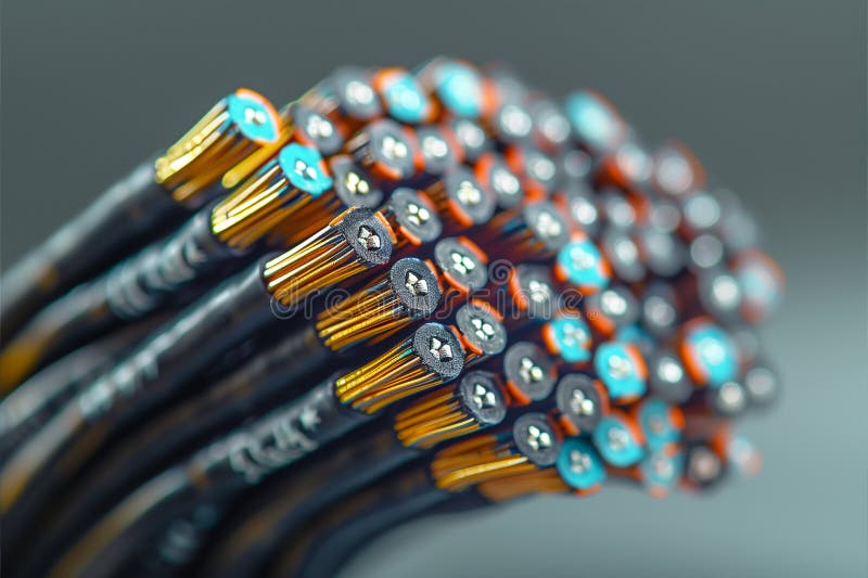 Close Up of Tangled Wires stock image. Image of chaos - 320490485