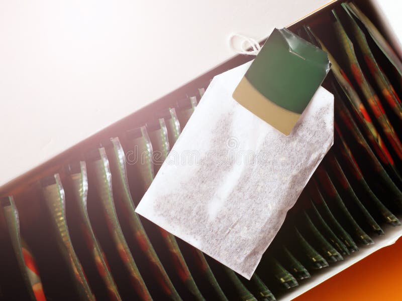 Close-up of Tea Bag so Close Stock Image - Image of blend, british ...