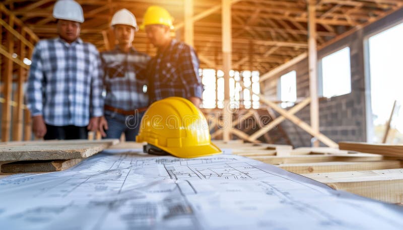 Close Up of Team Reviewing and Analyzing Designs and Plans during ...