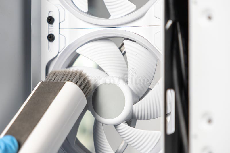 Computer CPU Cooling Radiator Motherboard Close-up Stock Image - Image ...