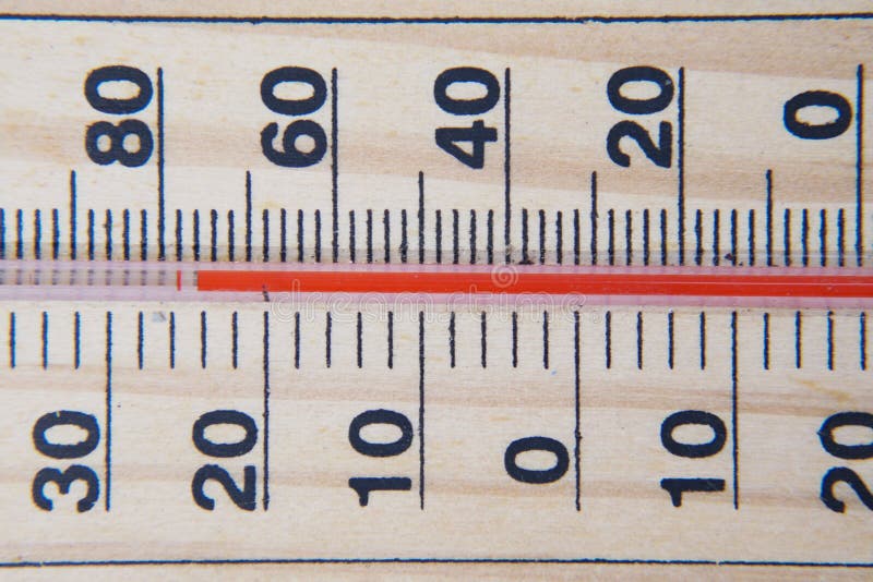Close Up of Temperature Measurement Tools on Table. Stock Image - Image ...