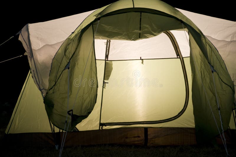 Close up of Tent stock photo. Image of camping, dark - 13323998