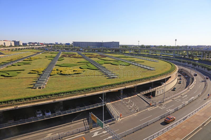 Close-up of Terminal Building Stock Photo - Image of capital, beijing ...