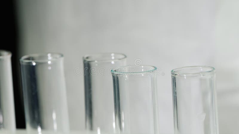 Close-up of Test Tubes Where Blood Tests are Done Stock Video - Video ...