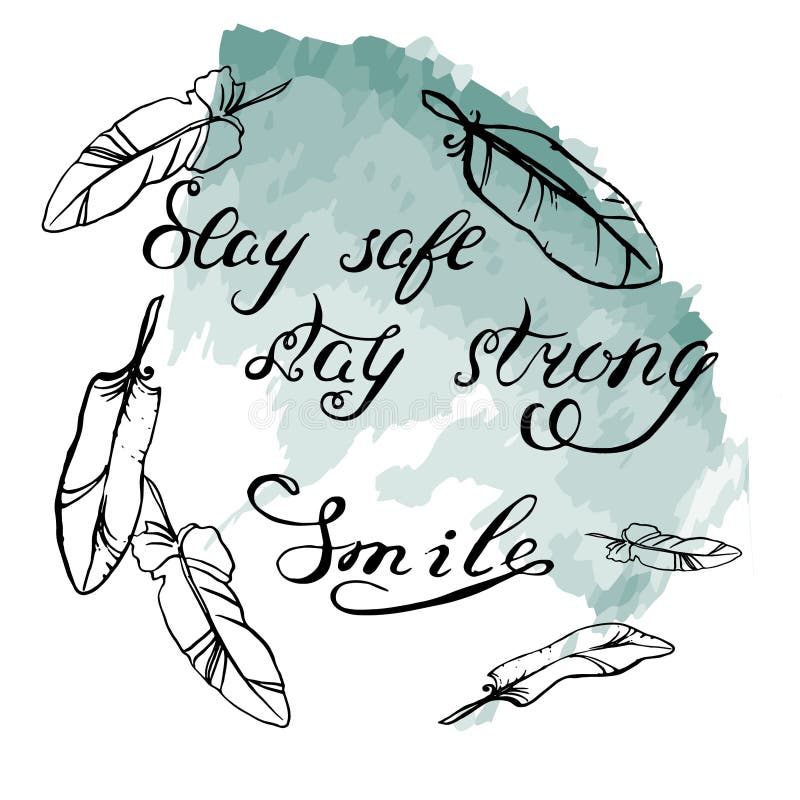 Stay Safe Stay Strong Stock Illustrations – 159 Stay Safe Stay Strong ...