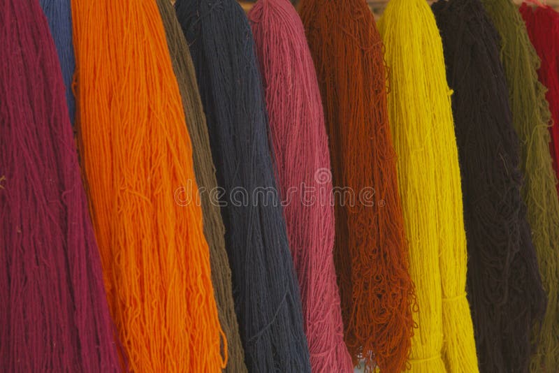 Close-up Textile Yarns Alpaca Stock Image - Image of wool, textile ...